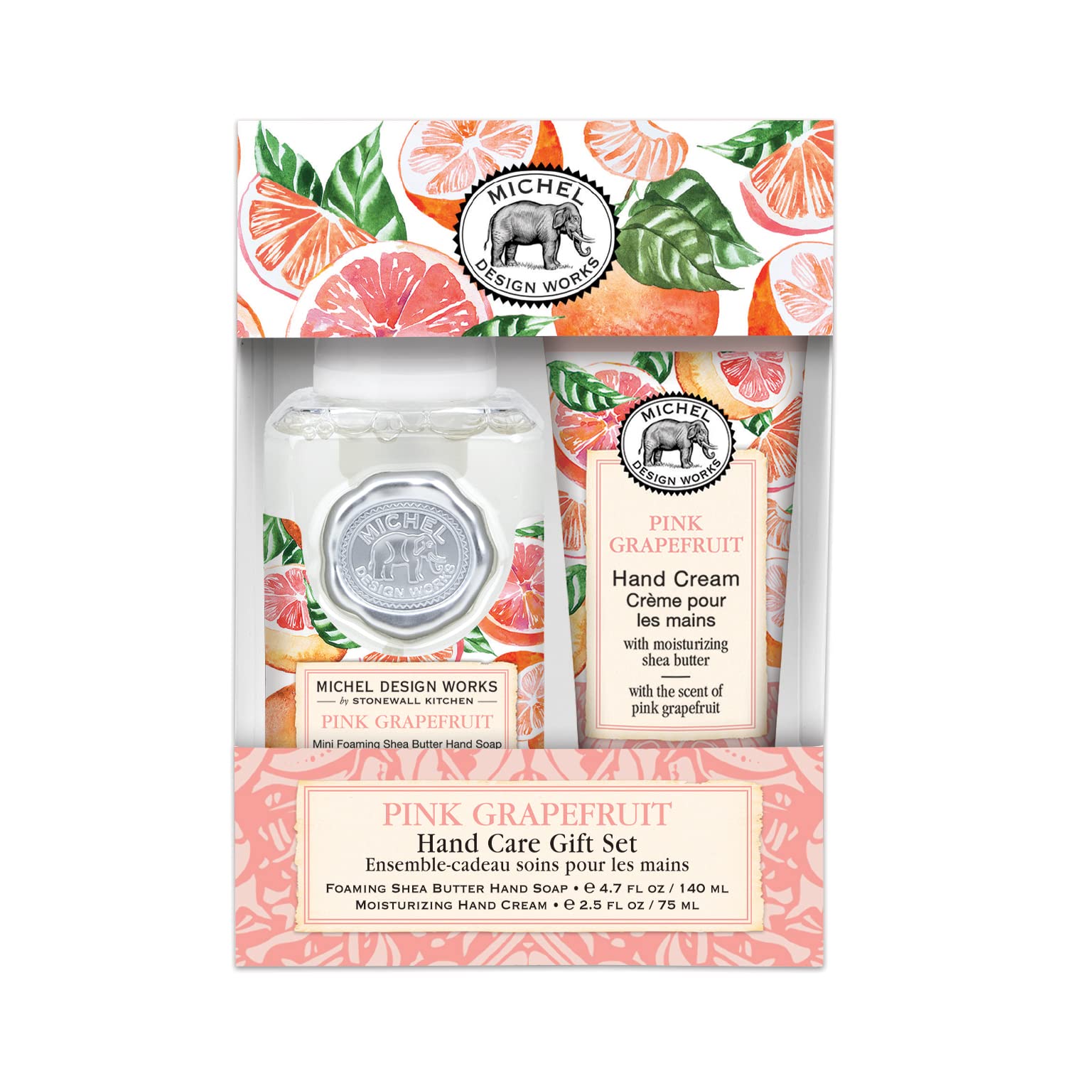 Amazon.com : Michel Design Works Handcare Gift Set, Pink Grapefruit ...