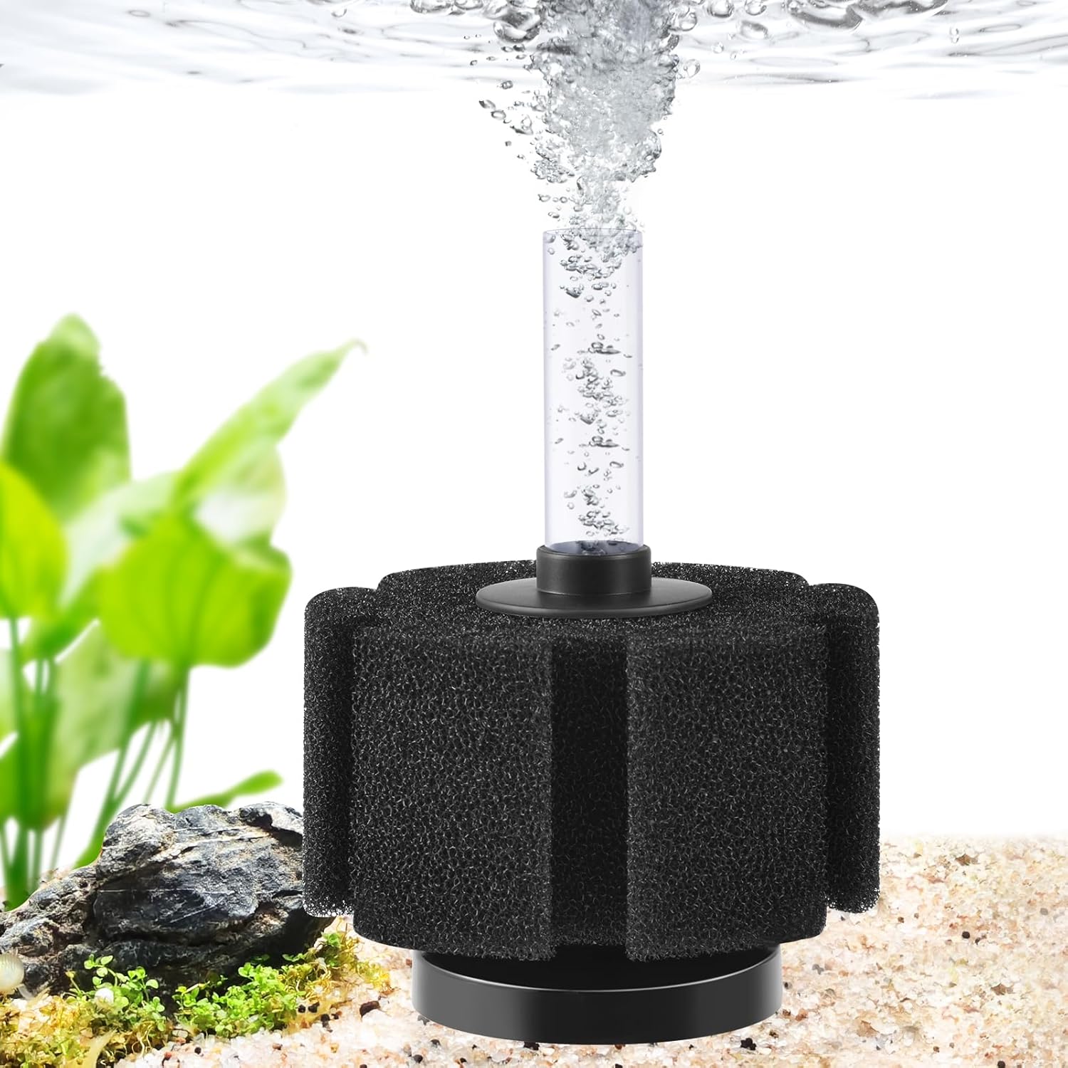Amazon.com : FEDOUR Aquarium Sponge Filter, Ultra Quiet Aeration Bio ...