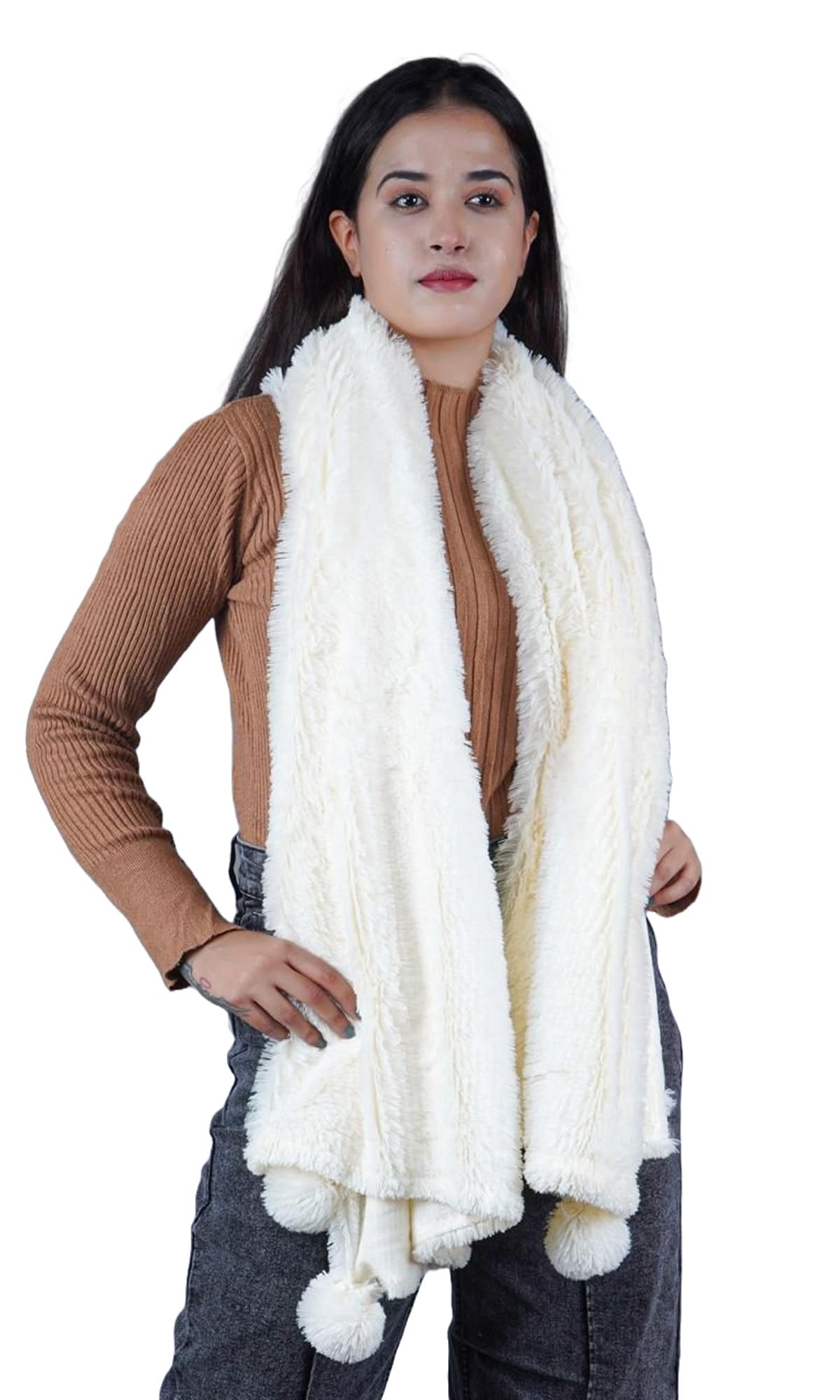 Buy NAT Winter Stole/Muffler/Shawl for Women & Girls (1 Piece) at Amazon.in