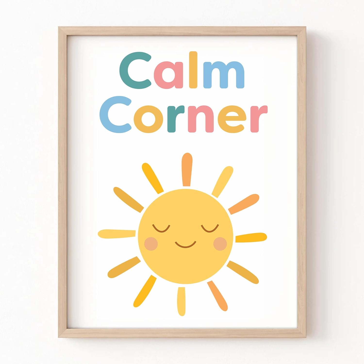 PosterSpot Calm Corner Sign Poster Calming Corner Poster Calm Down ...