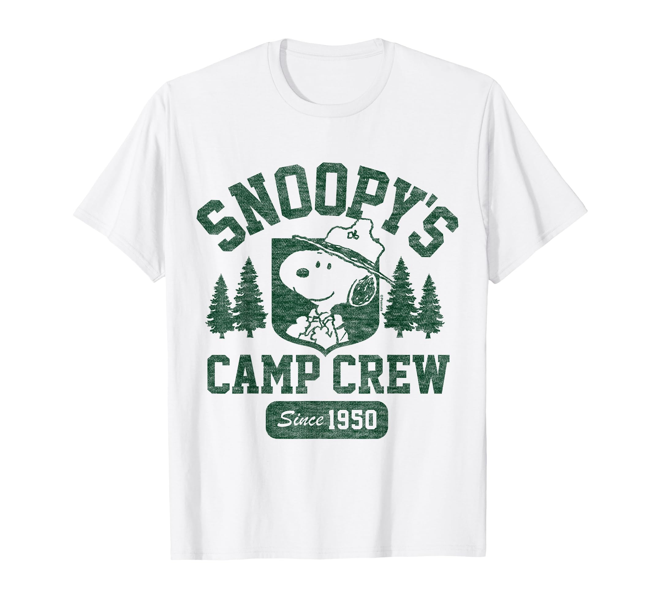 Amazon.com: Peanuts - Snoopy's Camp Crew T-Shirt : Clothing, Shoes ...