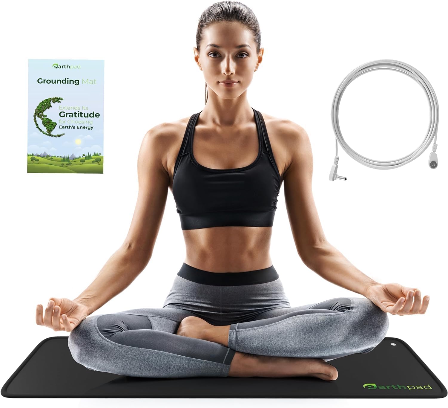 Amazon.com: EarthPad Grounding Mat | 24x16 Inches Smaller Earthing Pad ...