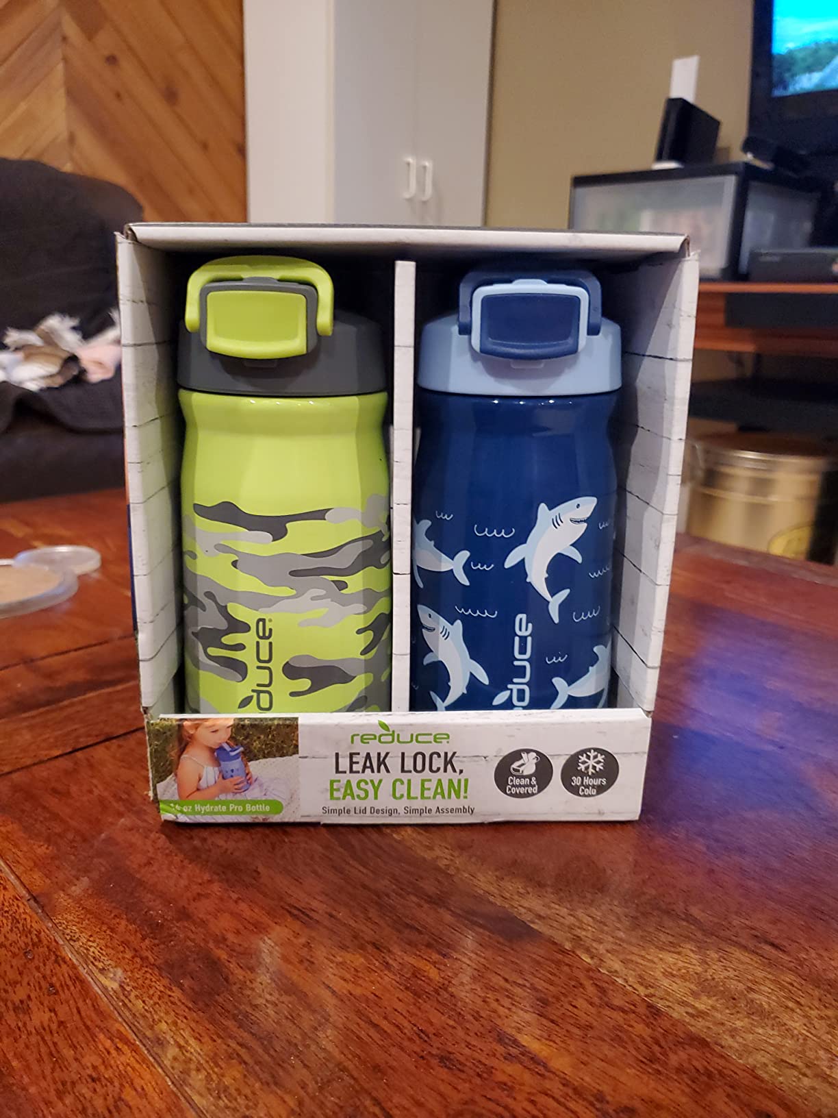 Amazon.com: Reduce Leak Proof 14oz Hydrate Pro Bottle 2pck : Everything ...