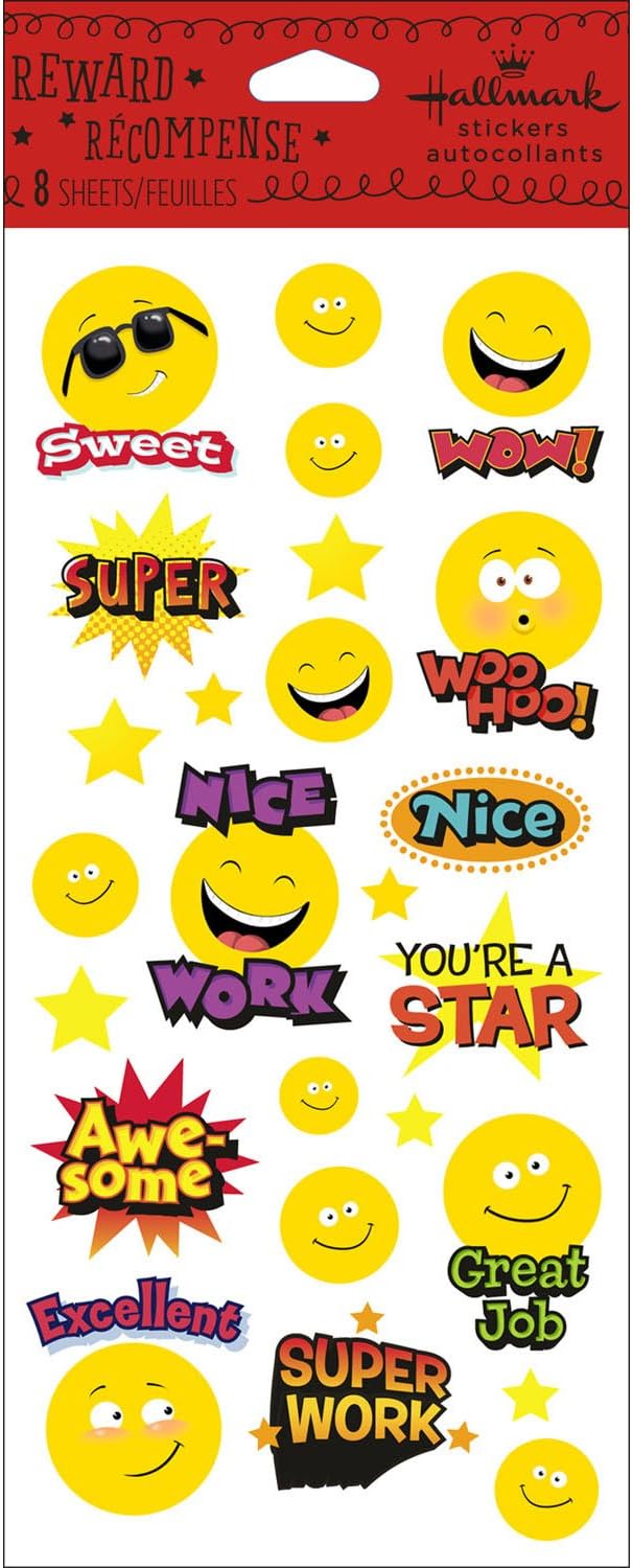 Amazon.com: Hallmark Stickers Smiley Rewards