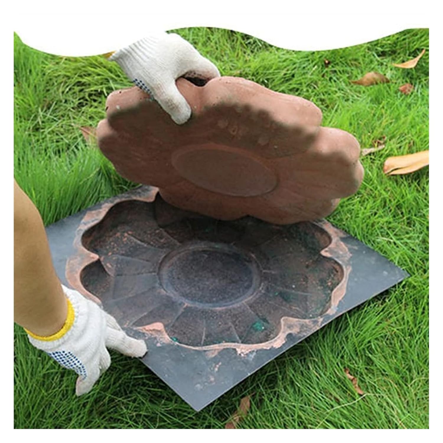Concrete Moulds Paving,Paving Moulds Path DIY Concrete Mold Step Stone ...