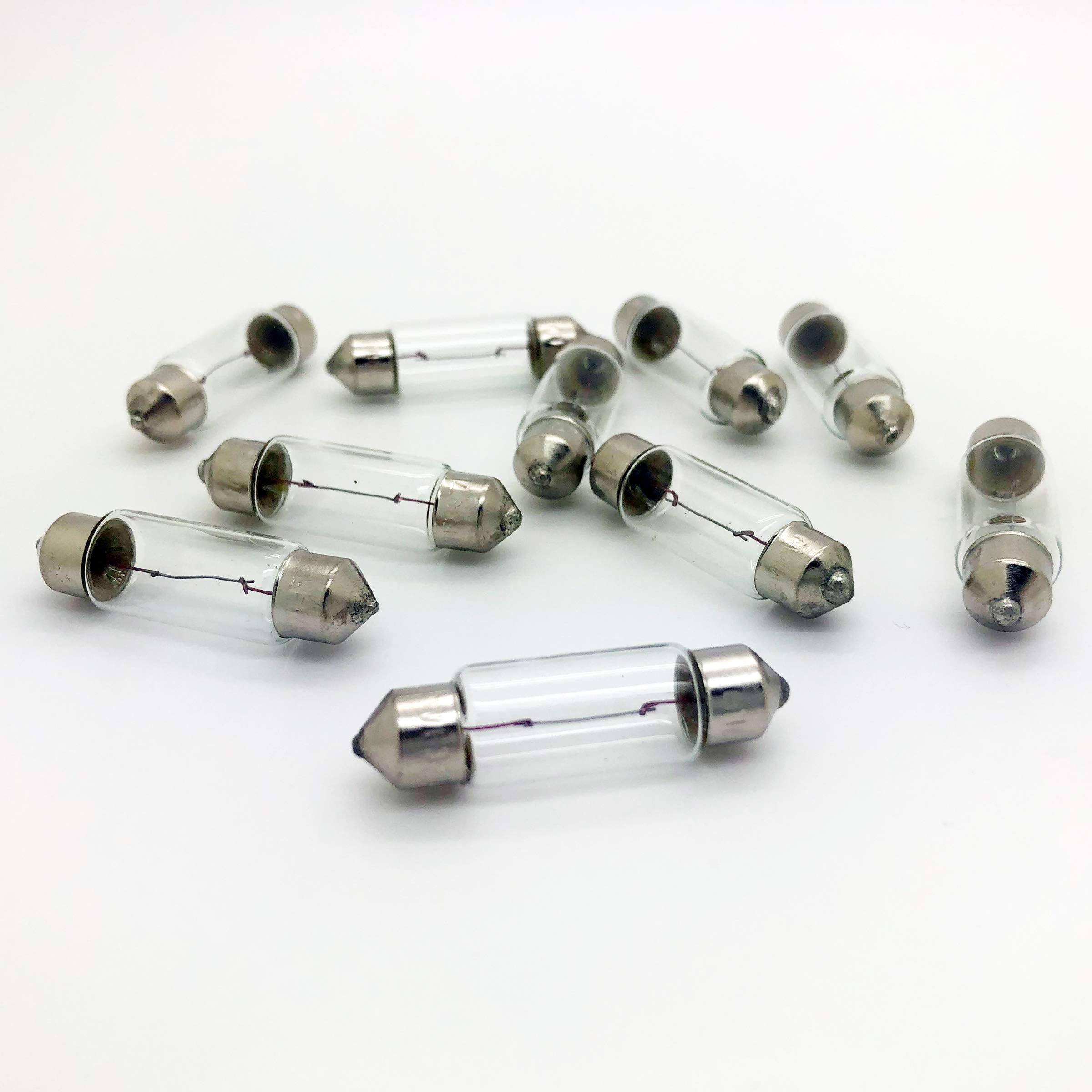 Tek Automotive 264 Car Bulbs Number Plate Interior Festoon Light 12V ...