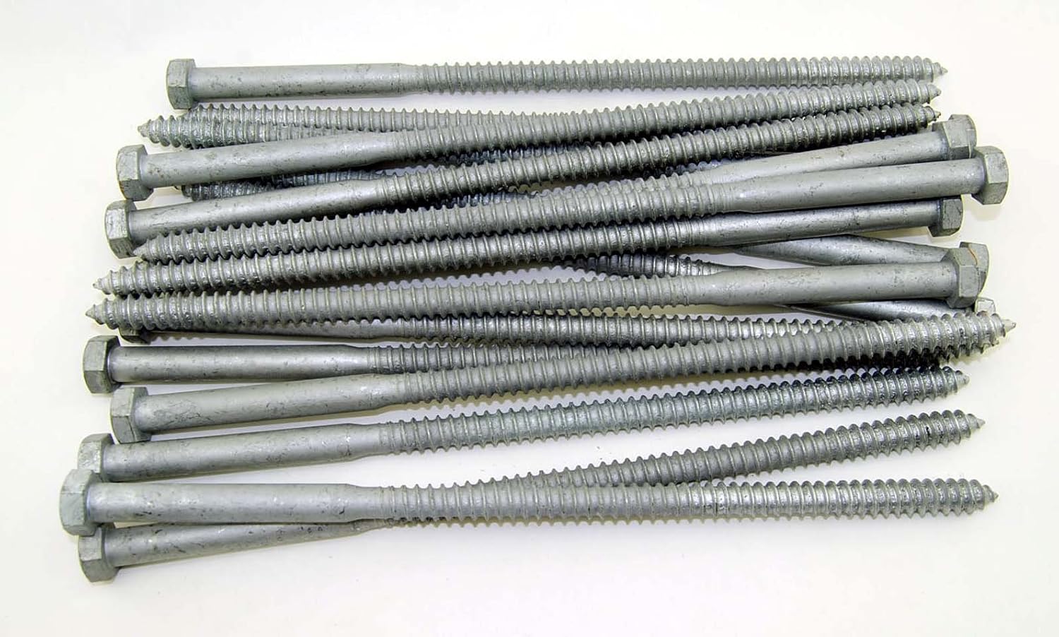  20 Galvanized Hex Head 1 2 X 14 Lag Bolts Wood Screws Amazon in