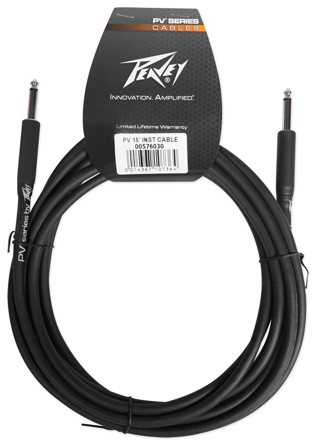 Amazon.com: Peavey Cable de instrumento fotovoltaico de 15 pies ...