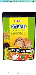 Buy PETSLIFE Premium Rabbit Food with Essential Nutrients and High ...