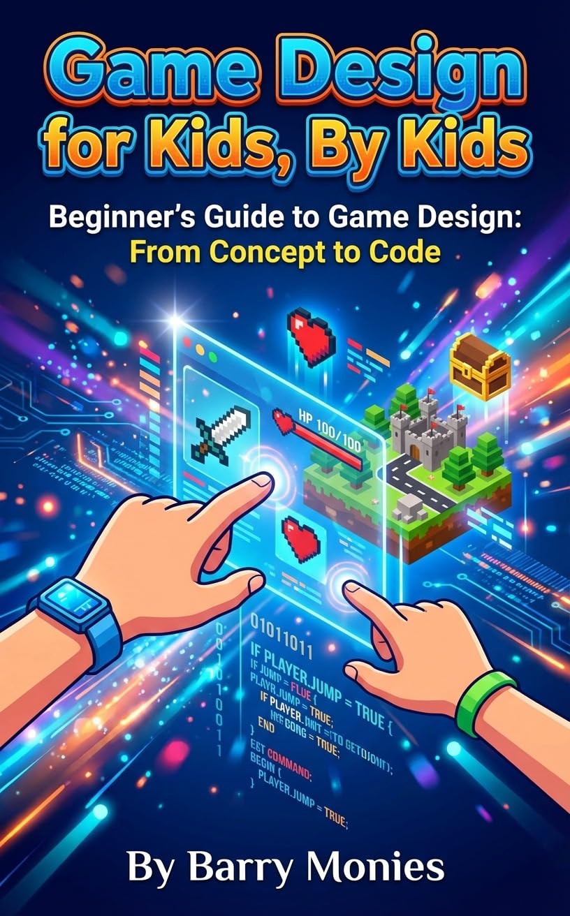 Game Design for Kids, By Kids: Beginner's Guide to Game Design: From ...