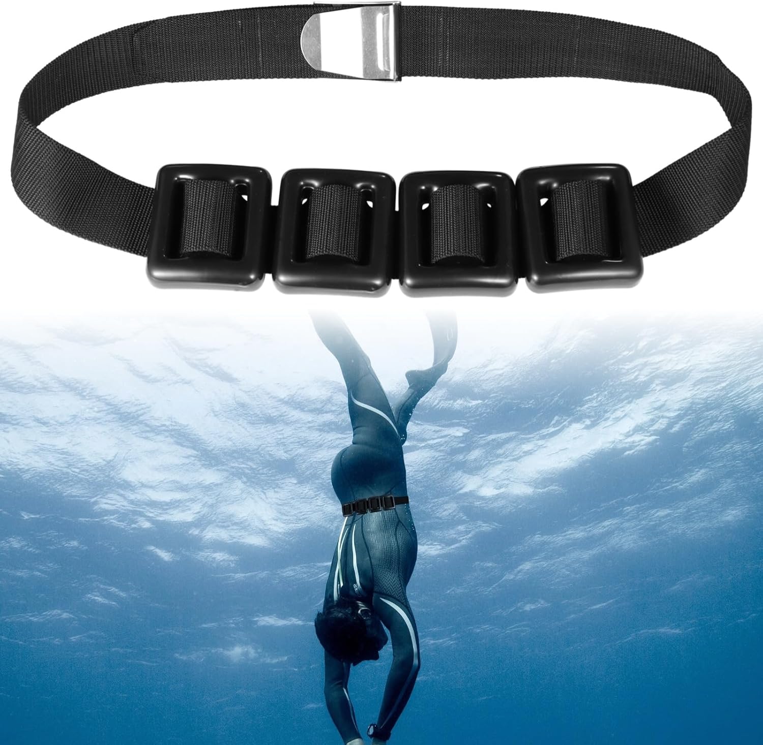 Amazon.com : Homaisson 4 PCS 2.2lb Dive Weights with Belt for ...