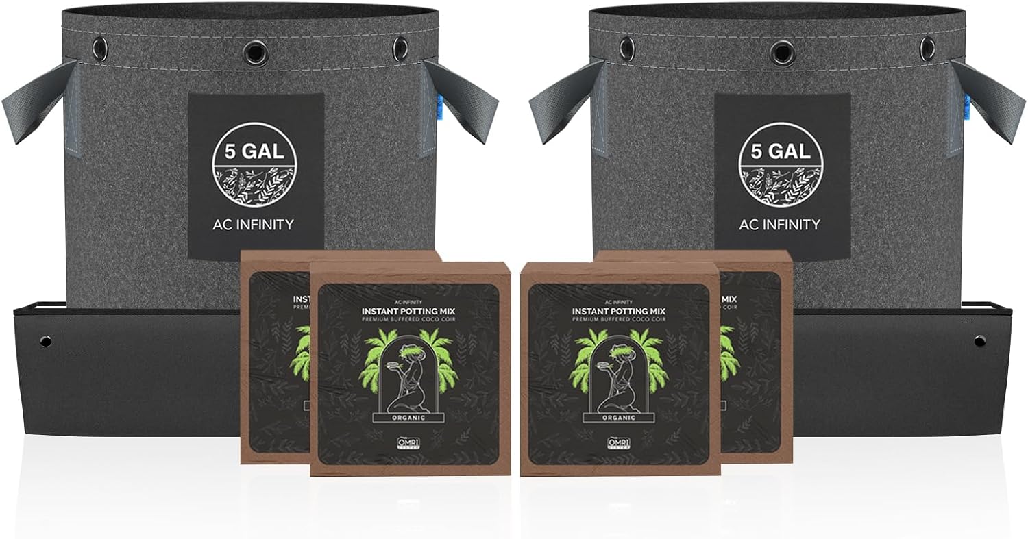 Amazon.com : AC Infinity Instant Potting Mix Kit, 2-Plant Starter Set ...