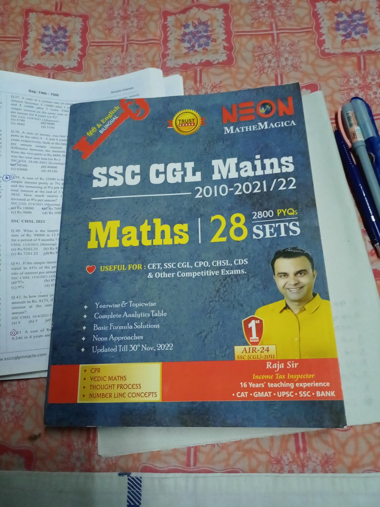 Buy SSC CGL Mains (TIER - II) Mathematics by RAJA SIR | 28 Sets (2010 ...