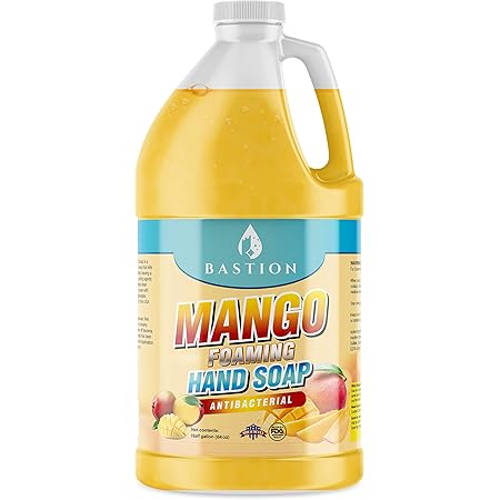 Amazon.com : Antibacterial Hand Soap - Mango Foaming Hand Wash - 1/2 ...