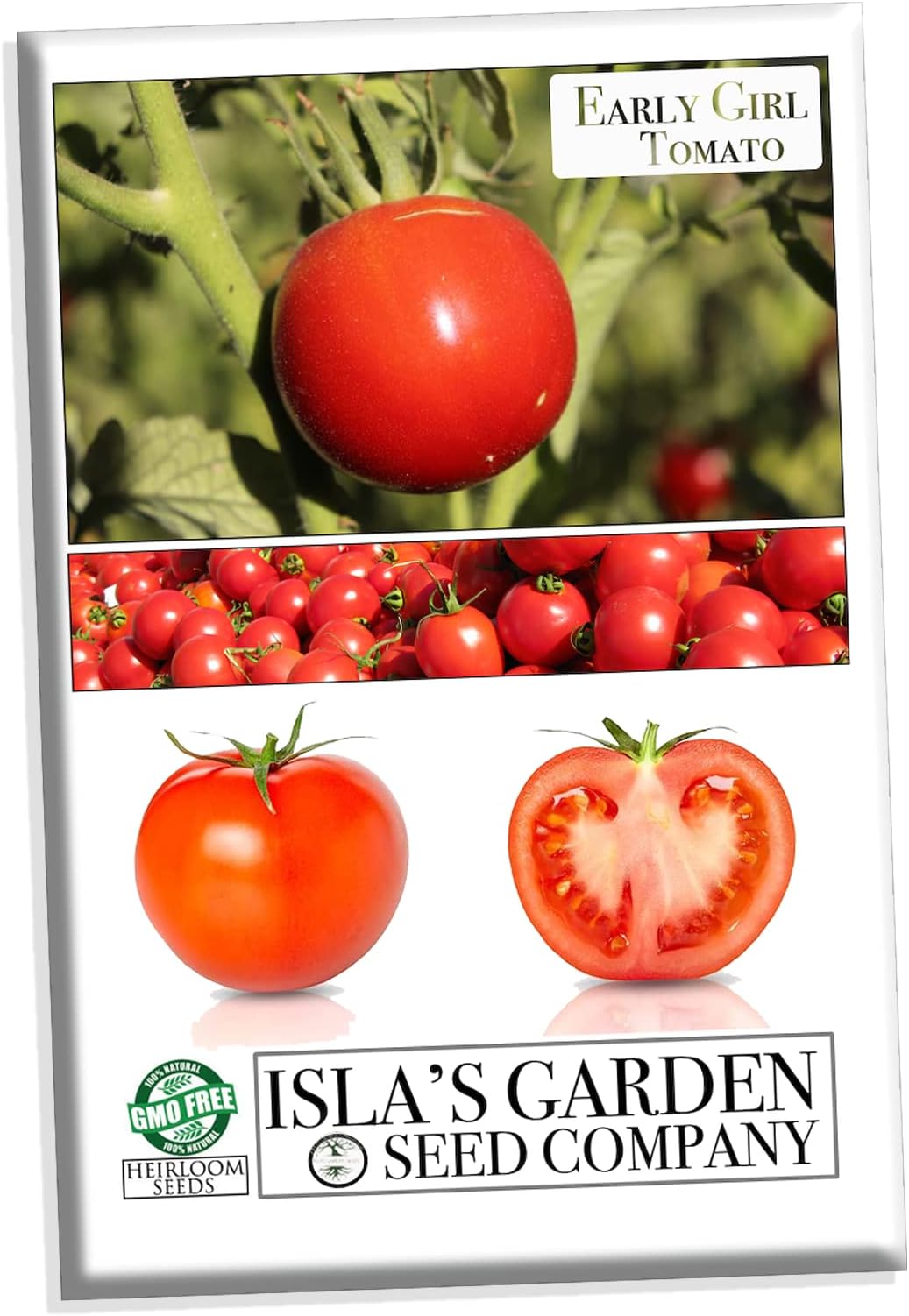 Amazon.com : Early Girl Tomato Seeds - 25 Seeds Non-GMO : Patio, Lawn ...