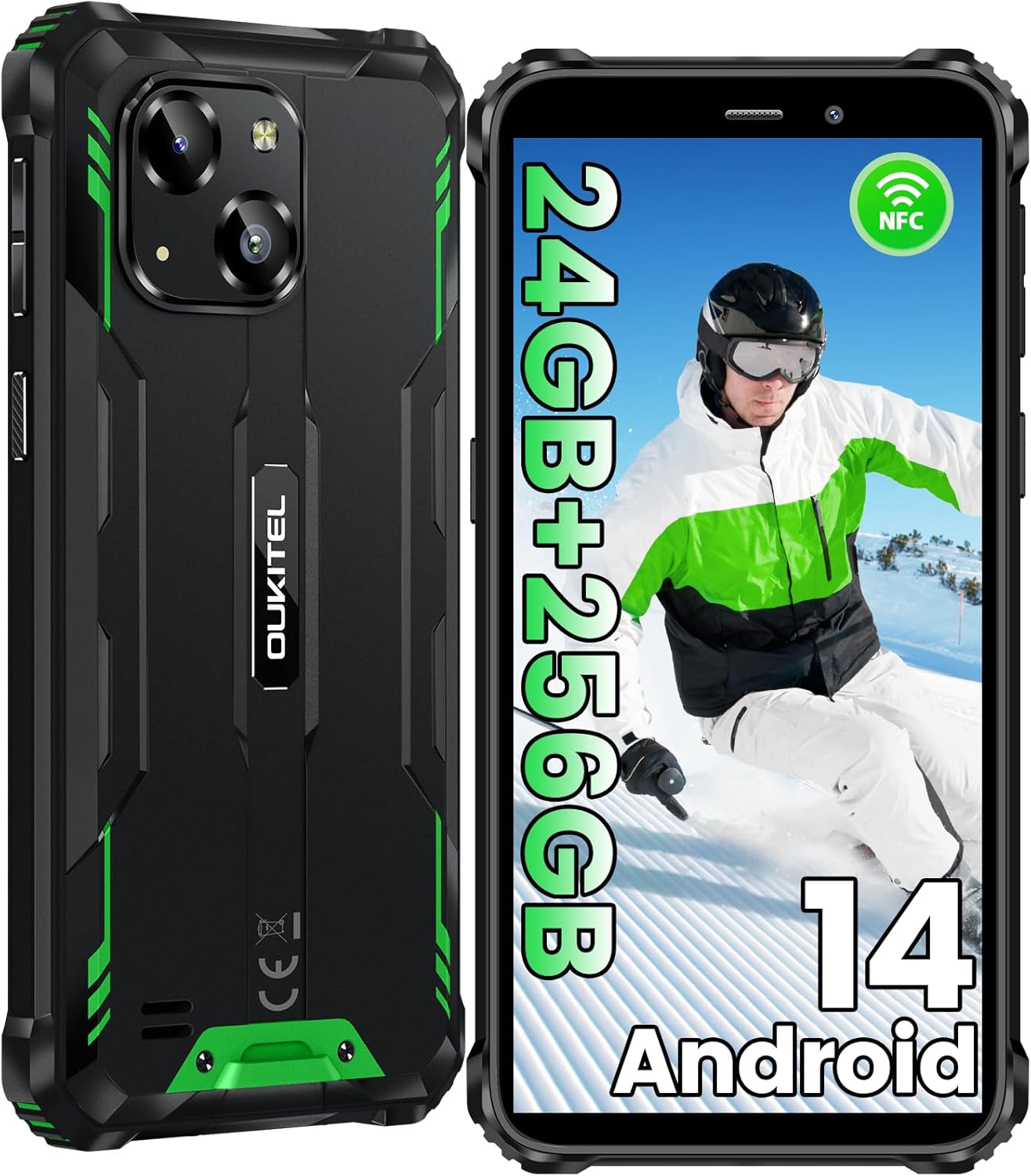 Amazon.com: OUKITEL WP32 PRO Rugged Smartphone Unlocked - 24GB RAM+ ...