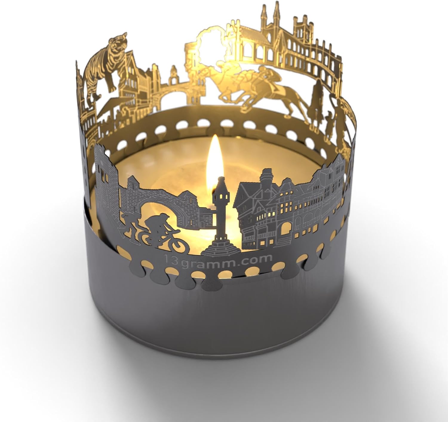 "Chester Skyline Shadow Play - Candle Attachment for Memorable Room ...
