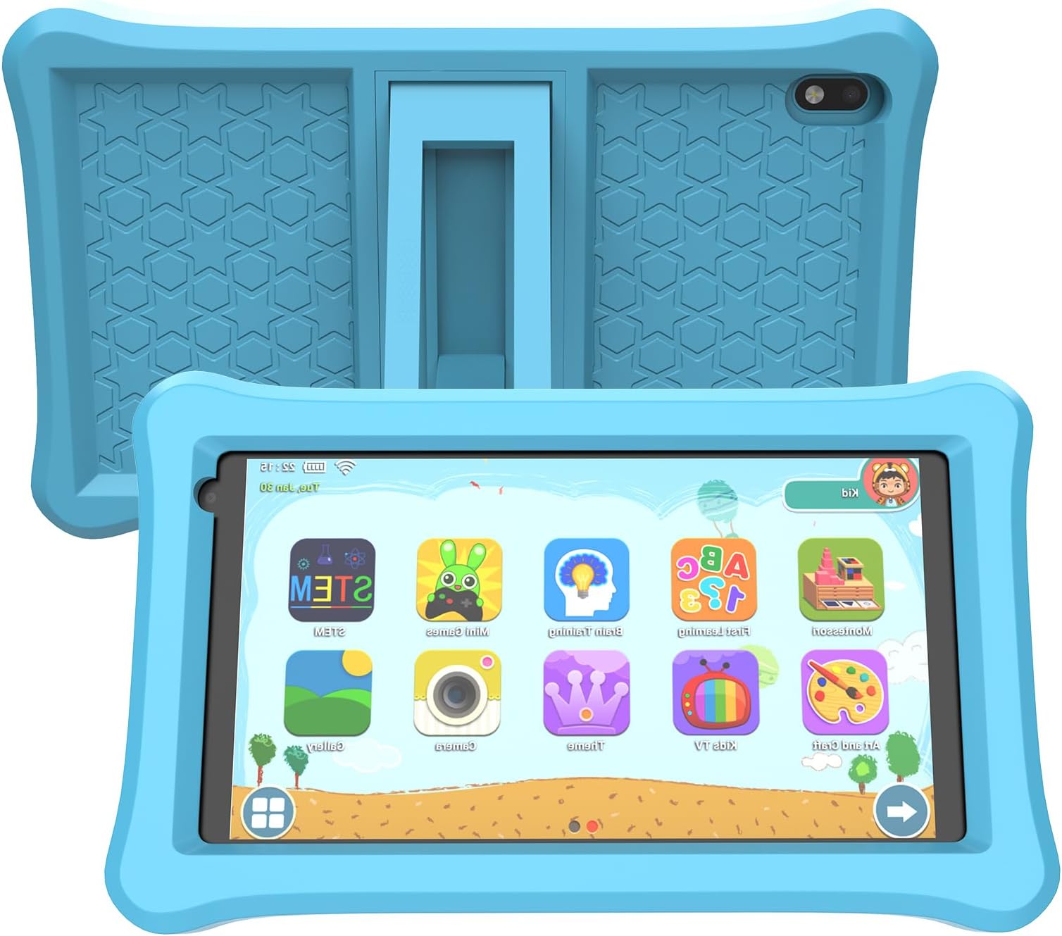 Amazon.com: Kids Tablet Toddler Tablet, 7" Tableta for Boys Girls With ...