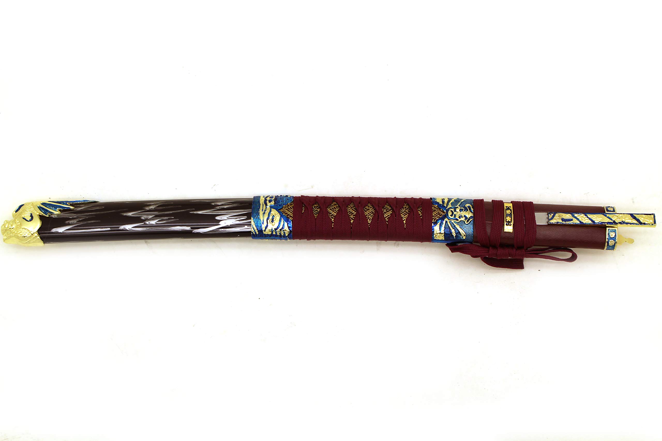 Snake Eye Tactical Highlander Dragon Design Handle Samurai Katana ...