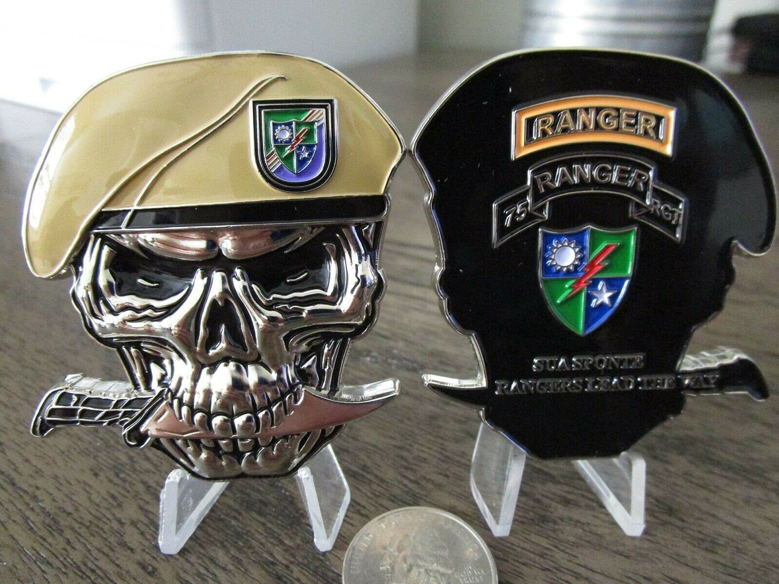 Aveshop Collectible Symbols 75th Ranger Regiment Army Rangers Lead Way ...