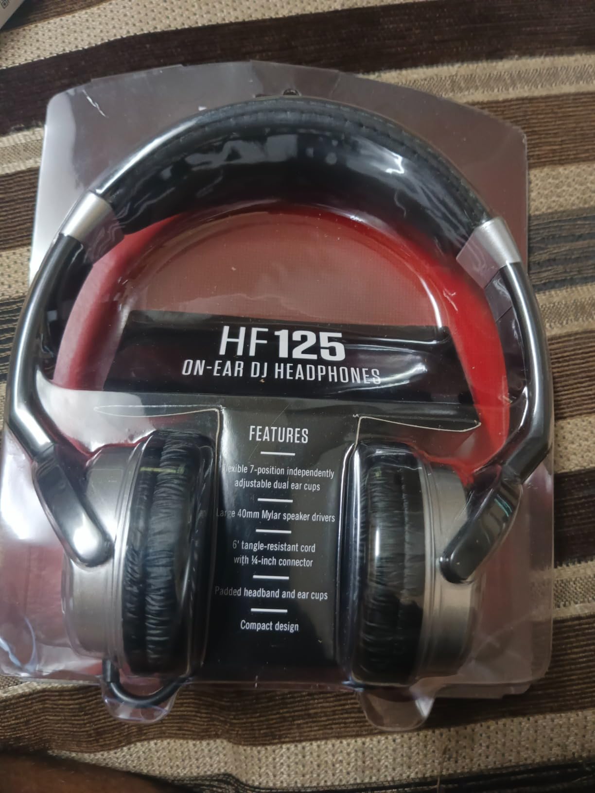 Numark Hf125 Professional DJ Headphones Wired On Ear Headphones With ...