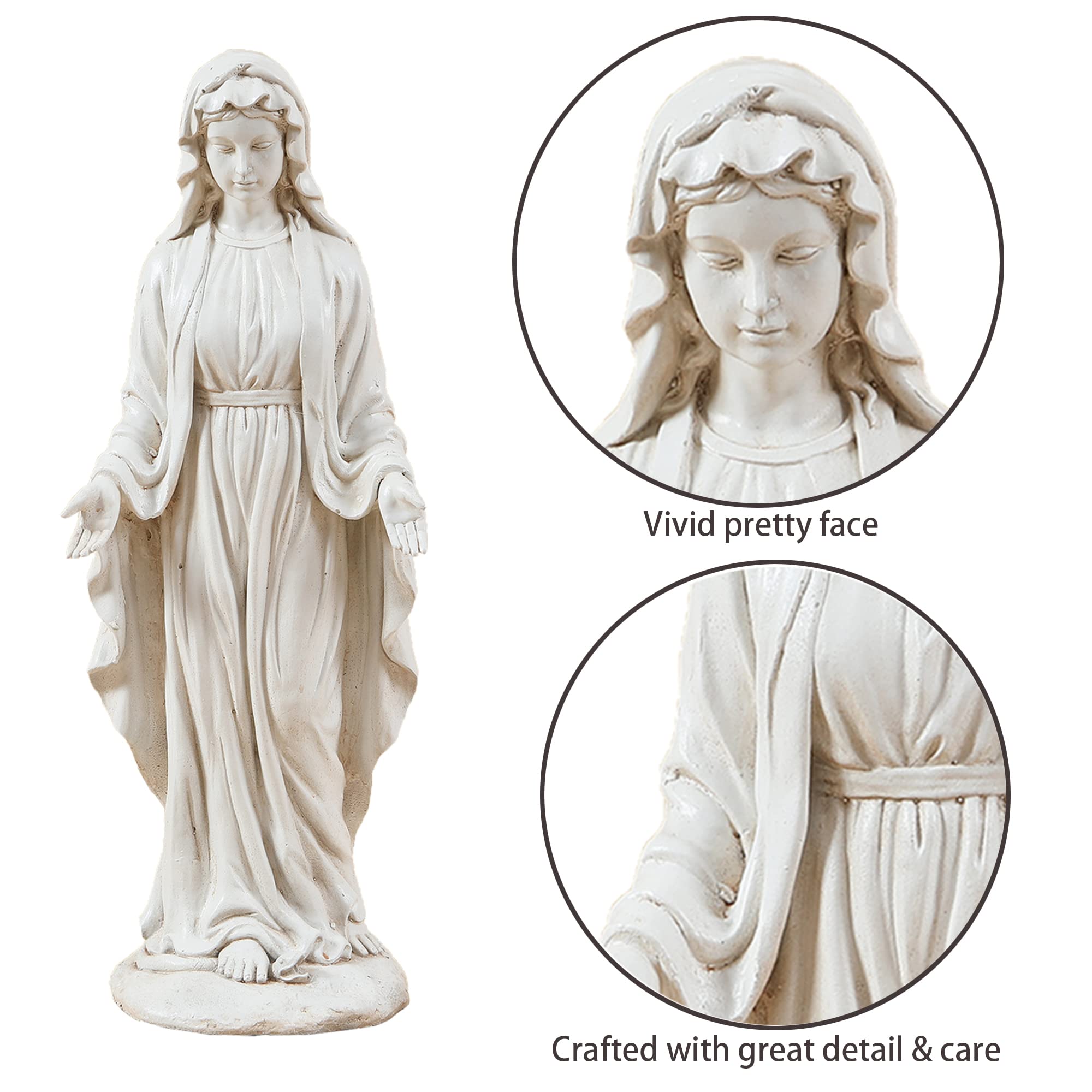 Virgin Mary Statue Face