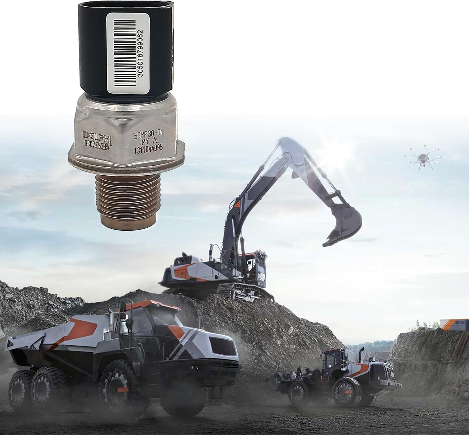 Amazon.com: High Pressure Fuel Rail Sensor Replacement Compatible with ...