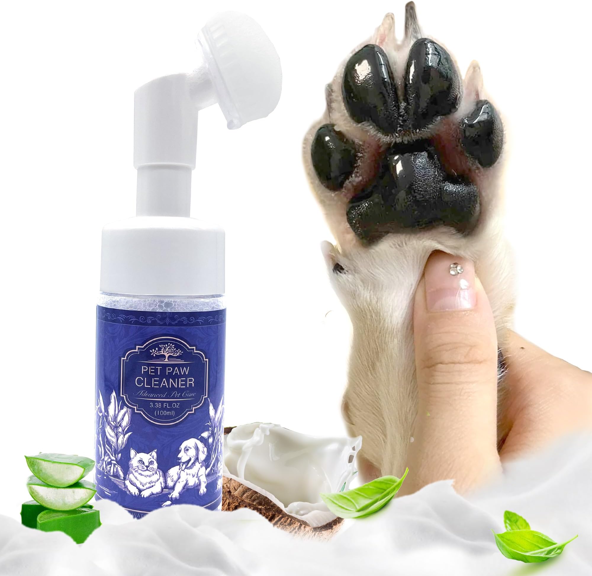 Amazon.com: Petstoral Dog Paw Cleaner, No Rinse Waterless Dog Paw ...