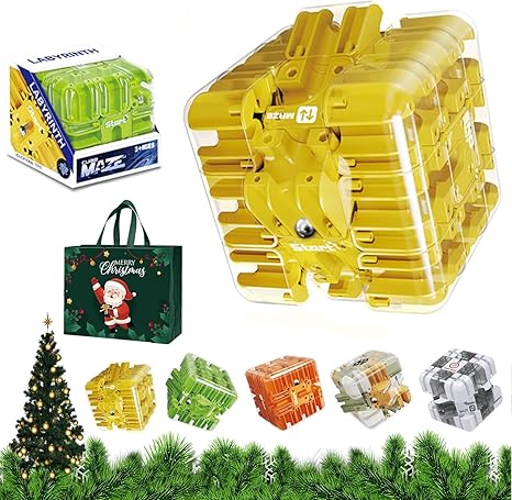 Amazon.com: Large Labyrinth 3D Puzzles Maze Cube - Engaging Brain ...