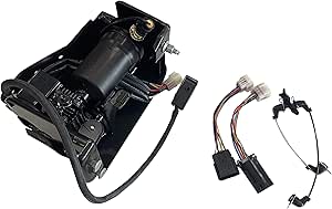 Air Suspension Compressor With Bracket - Air Bag System - Replaces ...