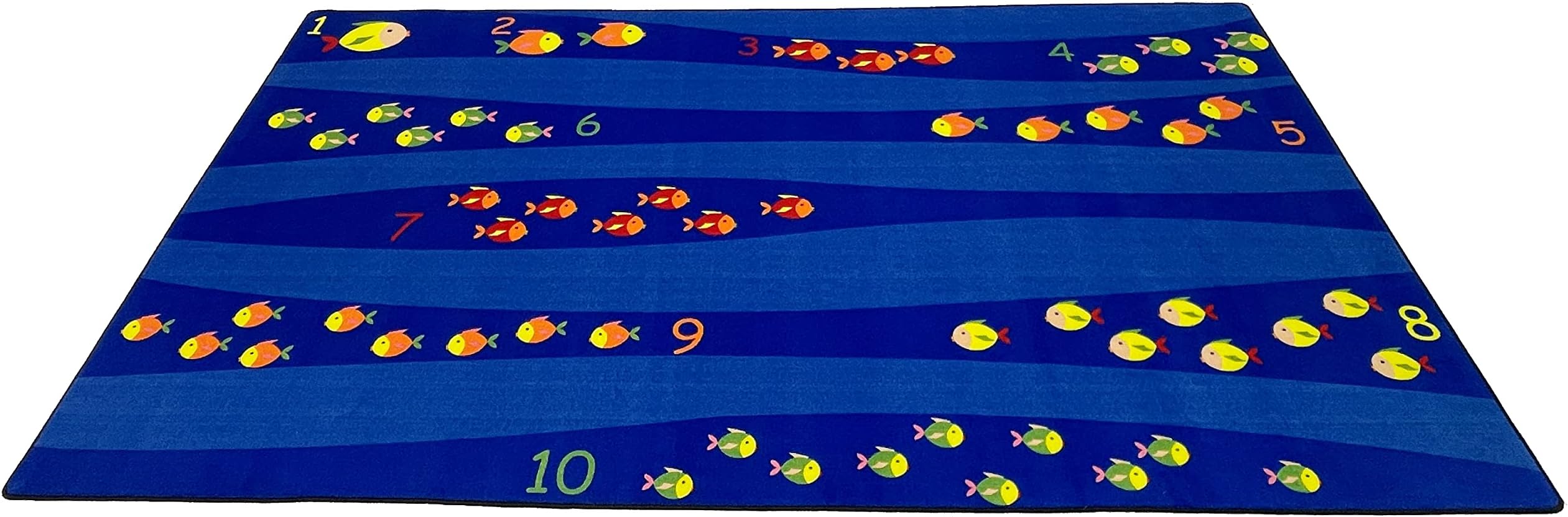 Amazon.com: KidCarpet.com School of Fish Classroom Rug, 7'6" x 12 ...
