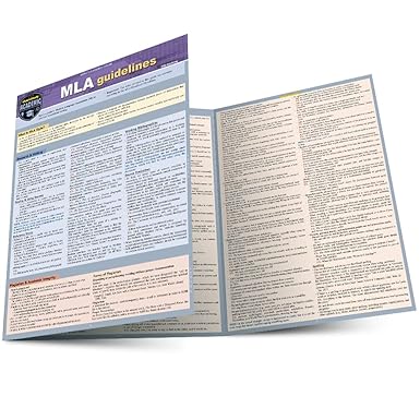 MLA Guidelines 9th Edition QuickStudy Laminated Style Reference Guide: Kaitlyn McNamee MA ...