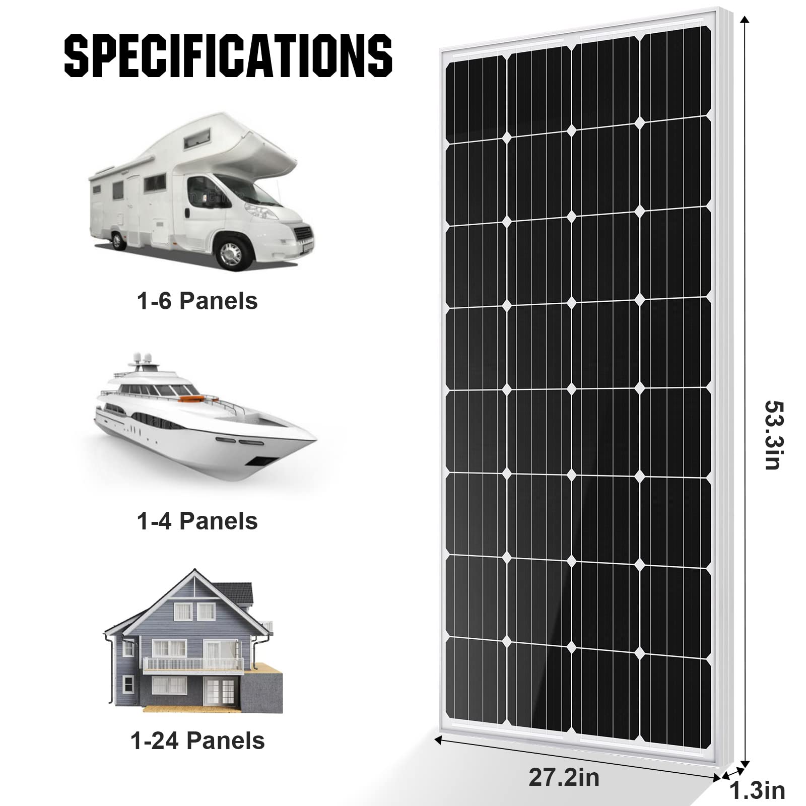 Buy ECO-WORTHY 1700W 24V Solar Power System with Battery and Inverter ...