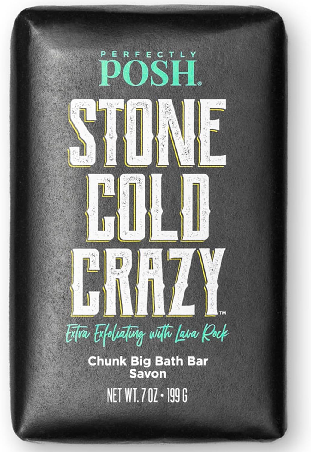 Amazon.com : Perfectly Posh - Stone Cold Crazy Big Bath Bar Soap ...