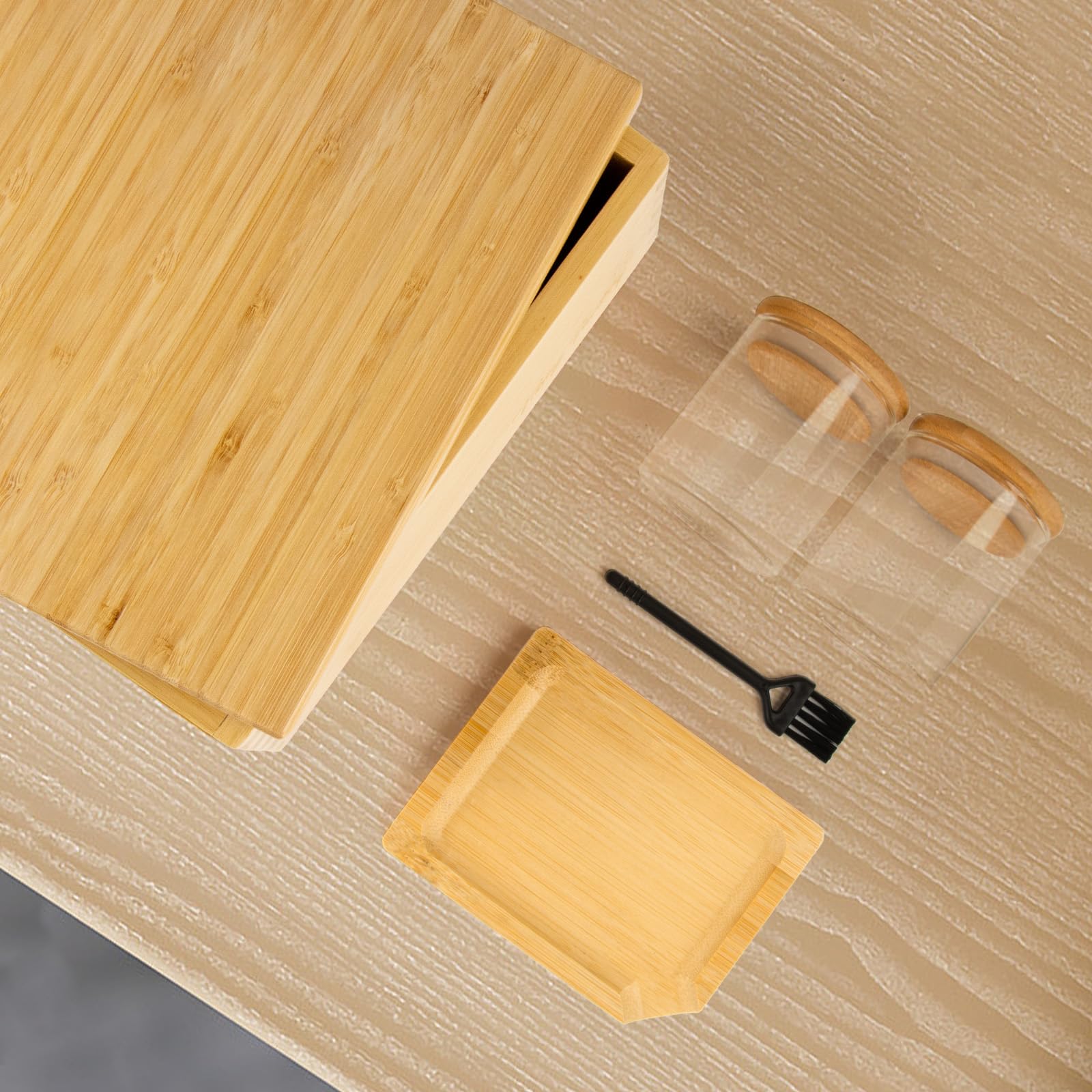 Viking Factory Large Bamboo Box Tray Set Storage Decorative Box ...