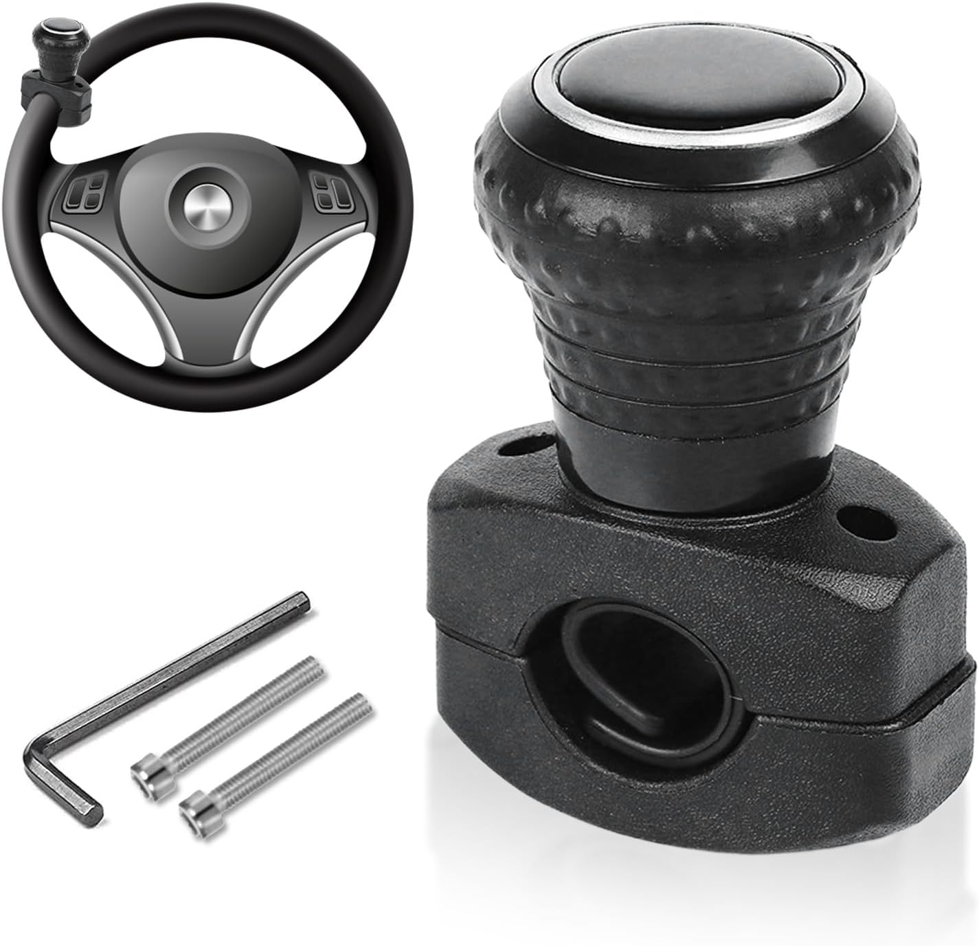 Spurtar Bouton de Volant, Bouton de Direction Universel Suicide Bouton ...