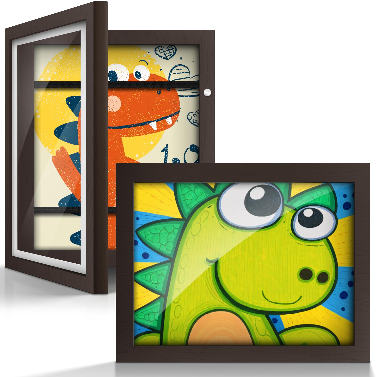 Snapklik.com : 2-Pack 8.5x11 Kids Art Frames,Front Opening Kids Artwork ...
