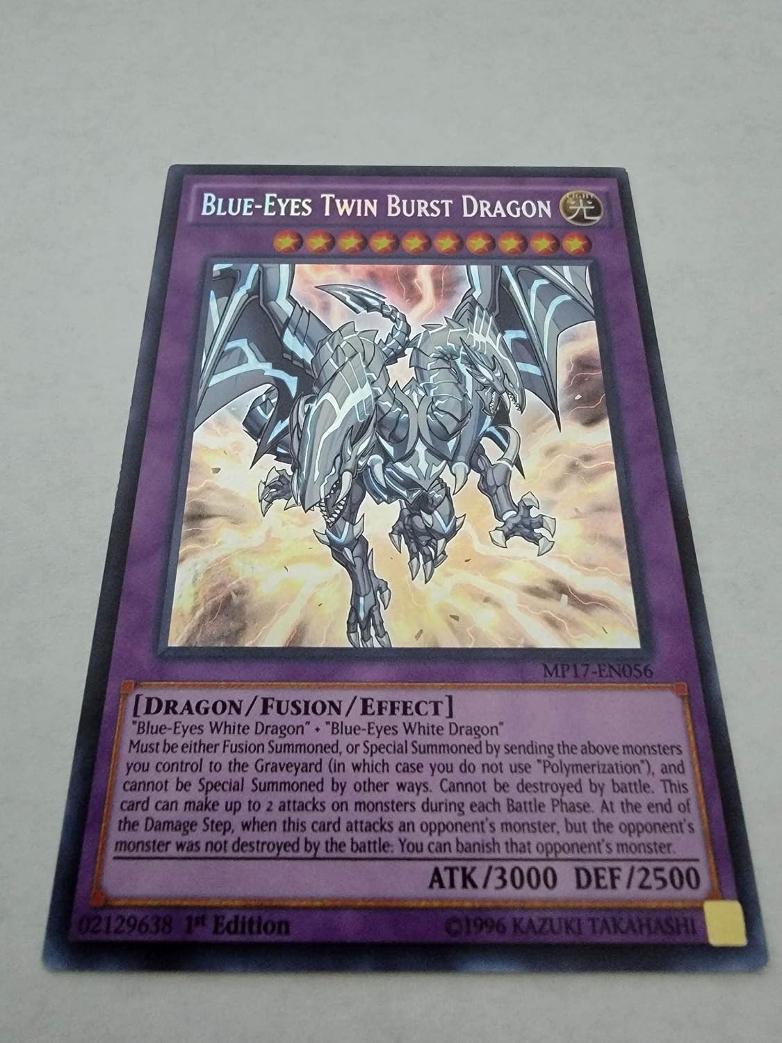 Amazon.com: Blue-Eyes Twin Burst Dragon - MP17-EN056-2017 Mega-Tins ...