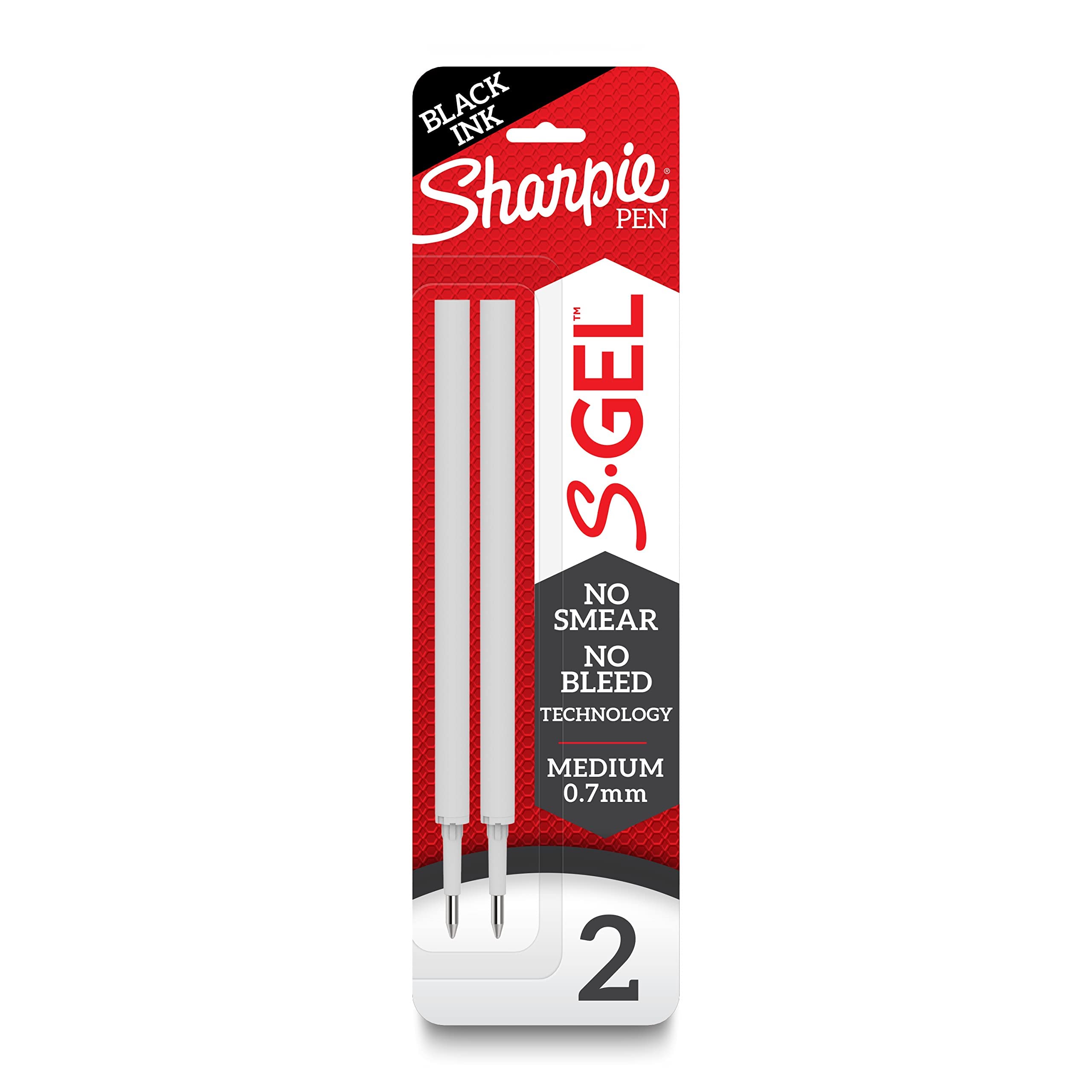 Snapklik.com : Sharpie S-Gel Refills, Black Ink Gel Pen Refills, Medium ...