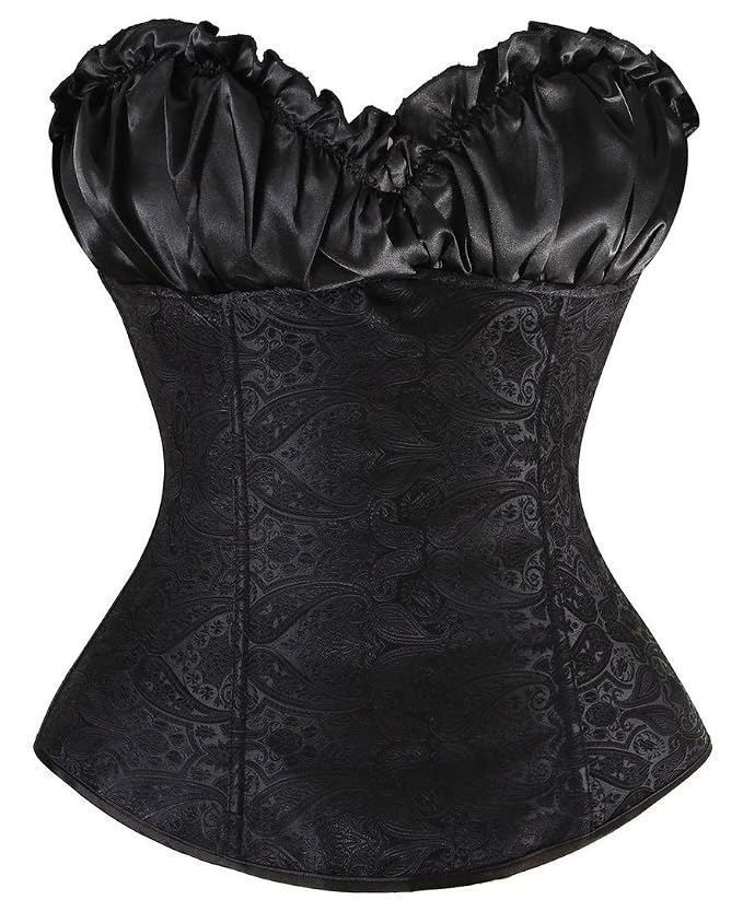 Buy Charmian Women's Plus Size Renaissance Bustier Wedding Bridal Top ...