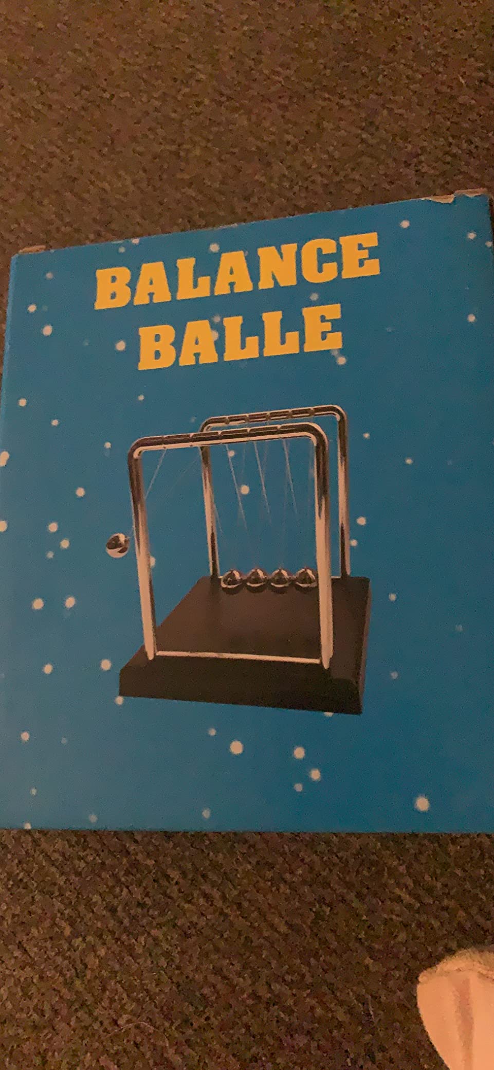 Amazon.com: Mini Newtons Cradle Balance Balls Red Newtons Cradle ...