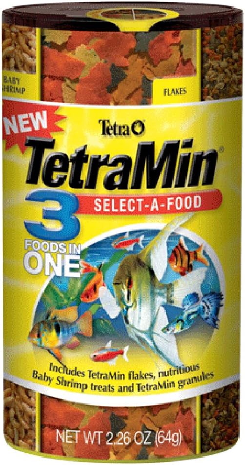 Amazon.com: Tetra Tetramin Flakes Select-A-Food 2.4oz : Pet Supplies