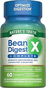 Amazon.com: Nature's Truth Bean Digest Enzyme Pills | 60 Tablets ...