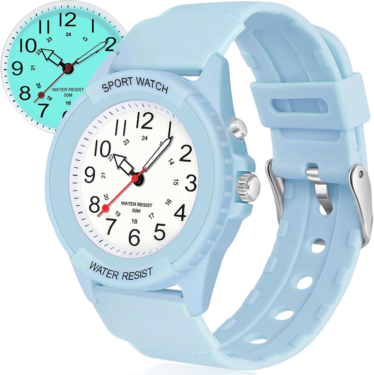 TENOCK Montre De Sport pour Femme Analogique éTanche Montre à Quartz ...