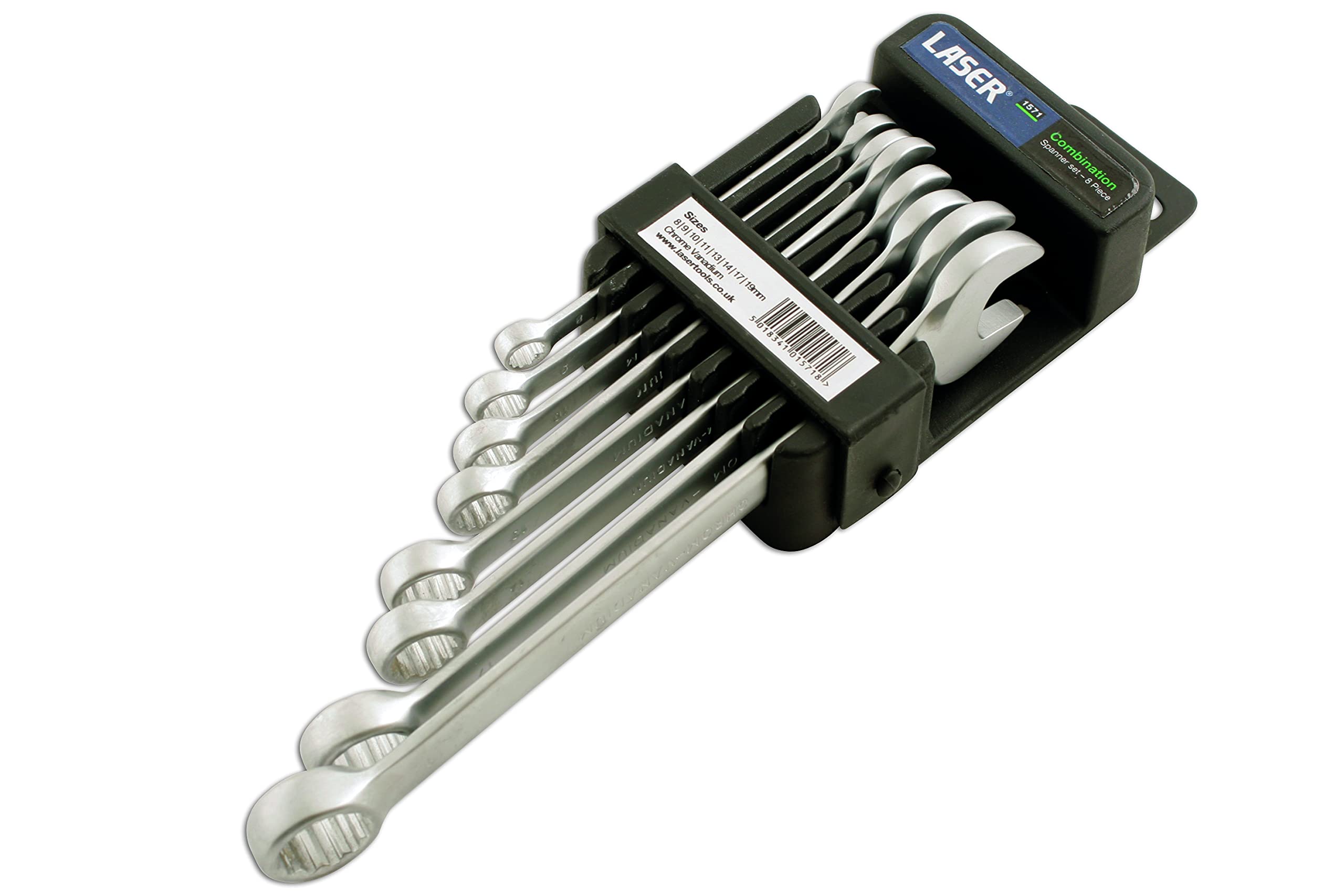 Laser 1571 Combination Spanner Set 8pc - BigaMart