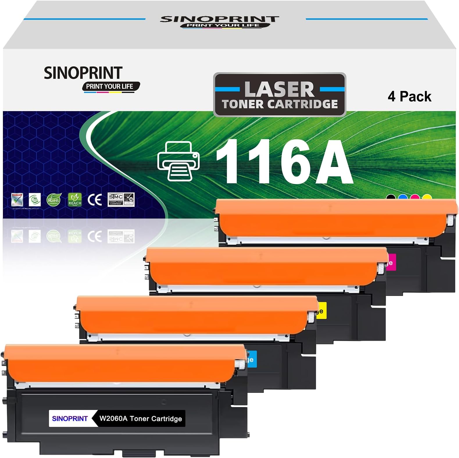 Amazon.com: SINOPRINT 116A Compatible Toner Cartridges Replacement for ...