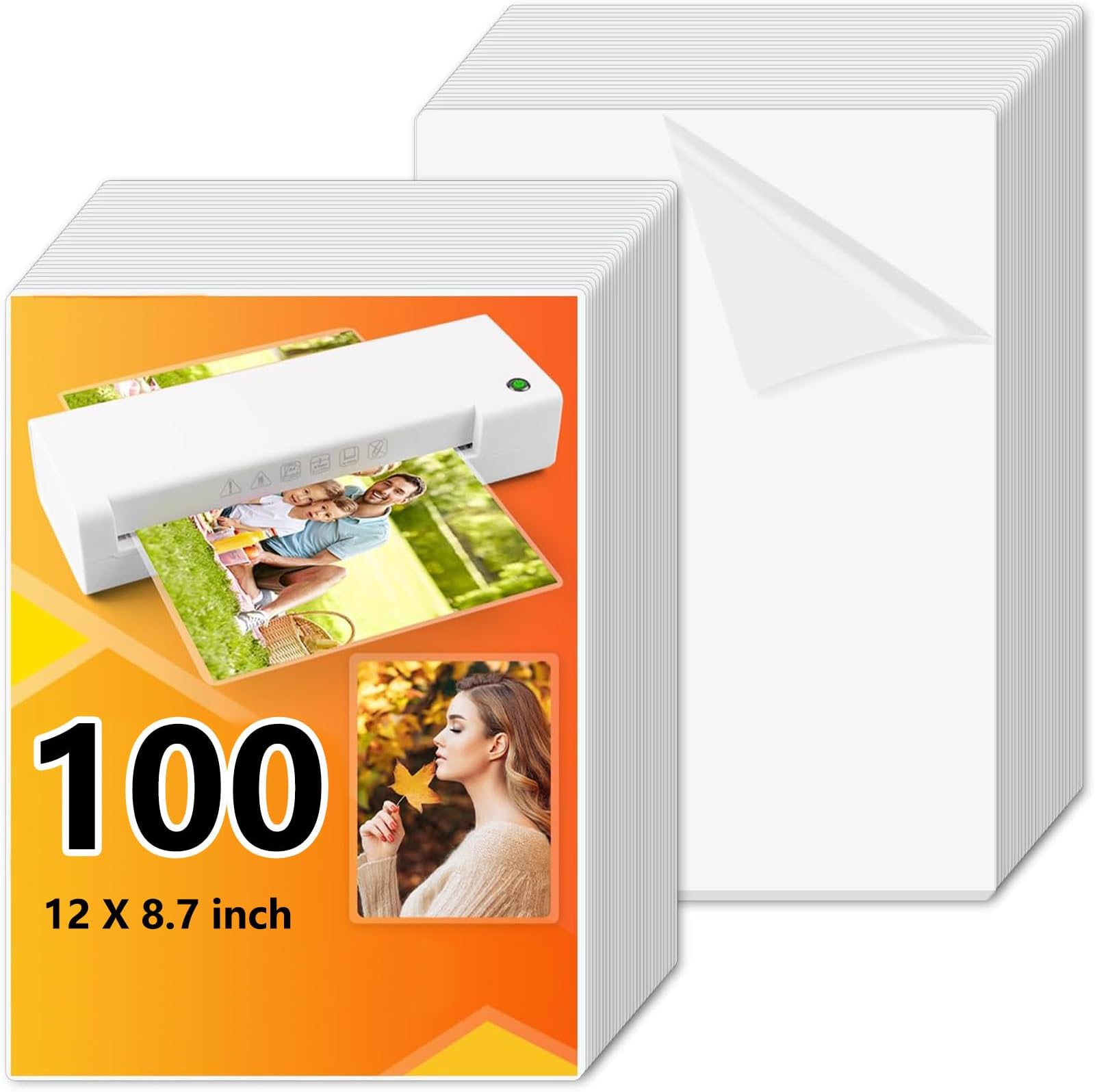 ALIYU Mica termicas tamaño carta 5 mil 100 Piezas, 30.7 * 20cm Hojas ...
