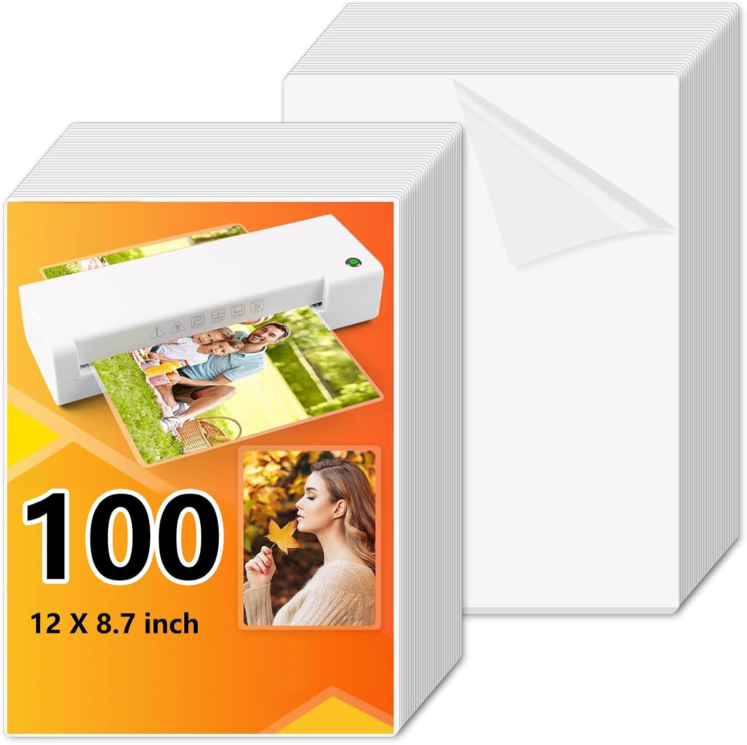ALIYU Mica termicas tamaño carta 3 mil 100 Piezas, 30.7 * 20cm Hojas ...
