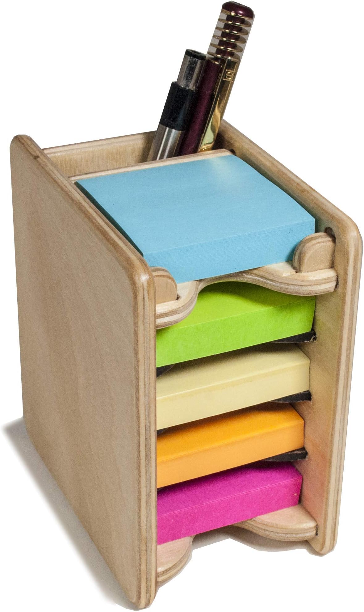 Amazon.com : Small Sticky Notes Pad (2" x 2") and Pen Holder (Includes ...
