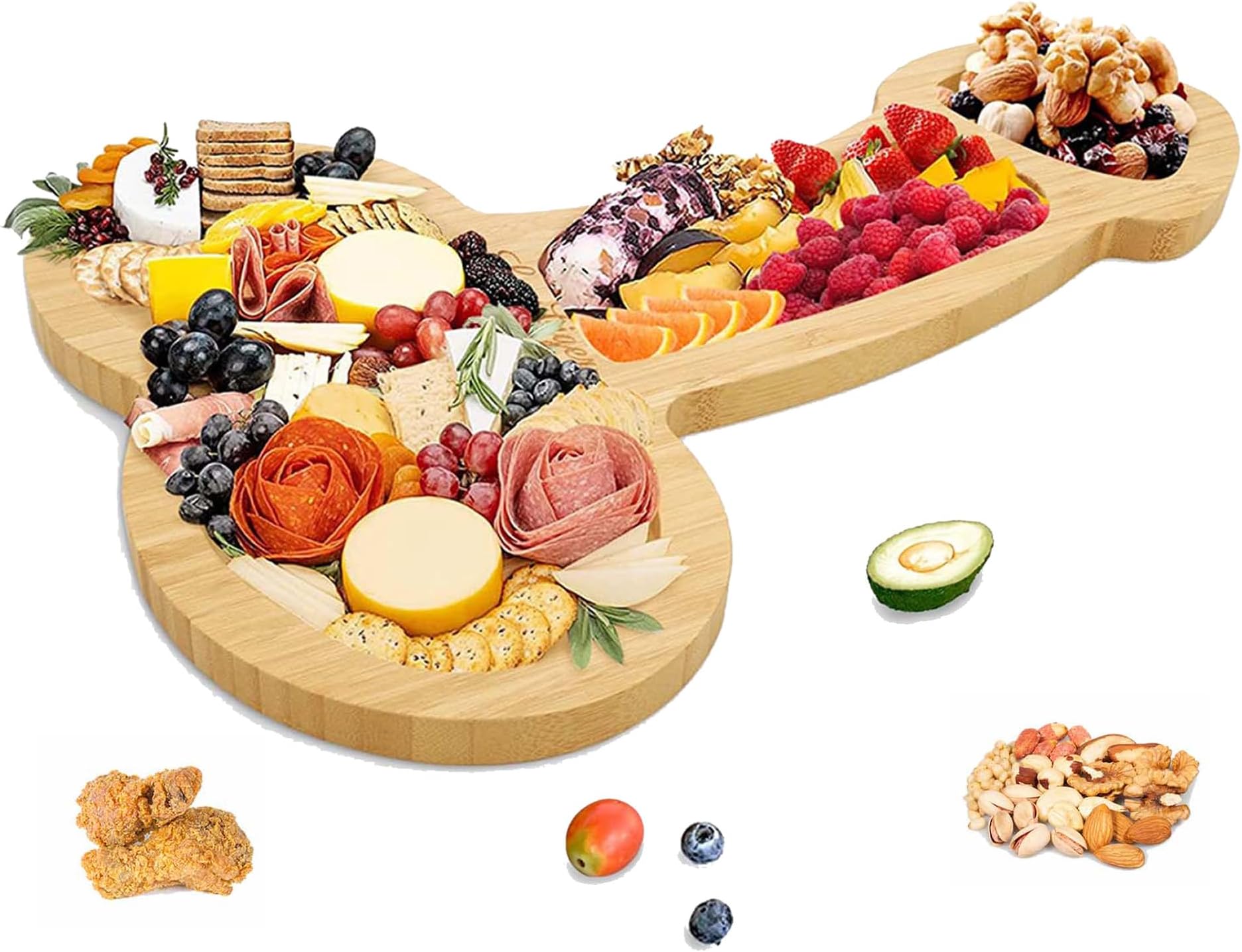 Amazon.com | MAYISO Funny Aperitif Board,Solid Wood charcuterie board ...